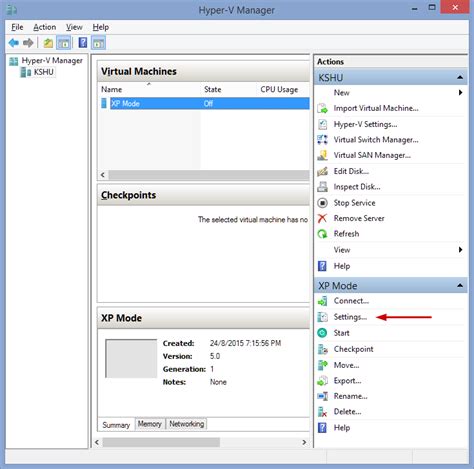 How To Add An Xp Mode Virtual Machine To Windows 10 Or 8 Using Hyper V