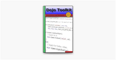 ‎dojo Toolkit Questions And Answers By George Duckett On Apple Books