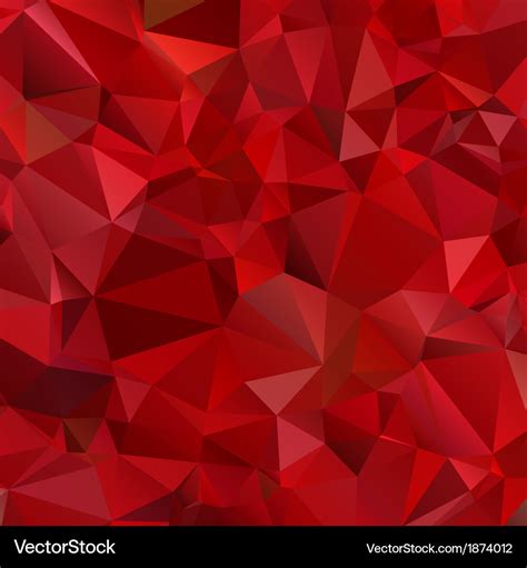 Abstract Red Background Polygon Royalty Free Vector Image
