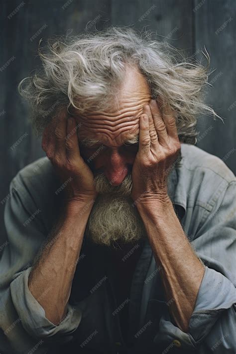 Retrato De Una Persona Triste Foto Gratis