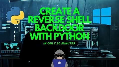 Create A Reverse Shell Backdoor With Python Youtube
