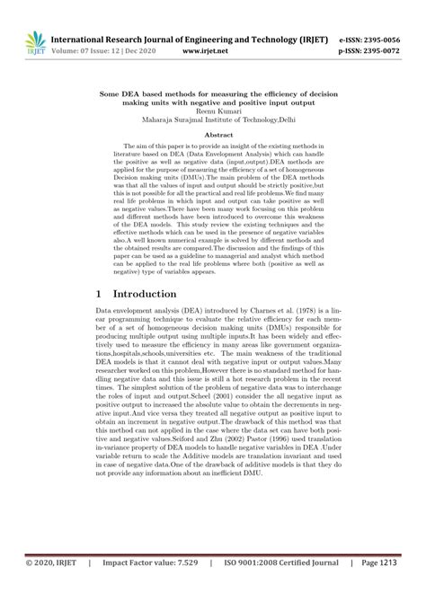 Pdf Data Envelopment Analysis Recent Applications In Banking Sector A Survey