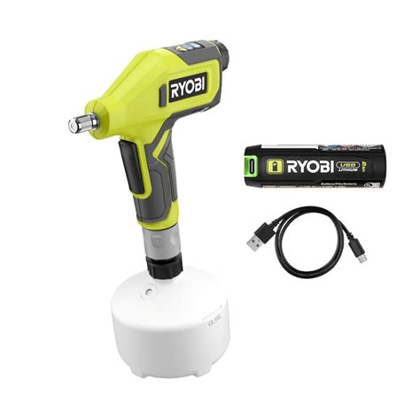 Ryobi Usb Lithium Cordless Compact Sprayer Kit With 20 Ah Battery And