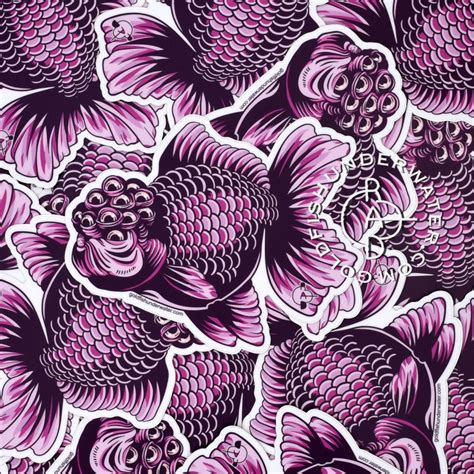 Mutant Goldfish Sticker Rachel De Urioste