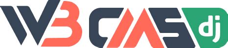 W3CMS Django CMS With Dashboard FrontEnd Template