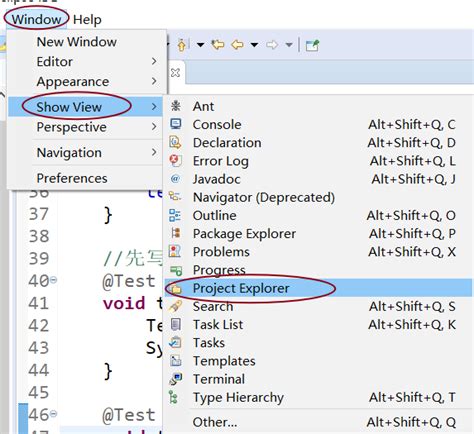 消失的eclipse 控制台console、右侧项目导航package Explorer、点击类不弹出内容、copy过来正确的测试单元类‘废了