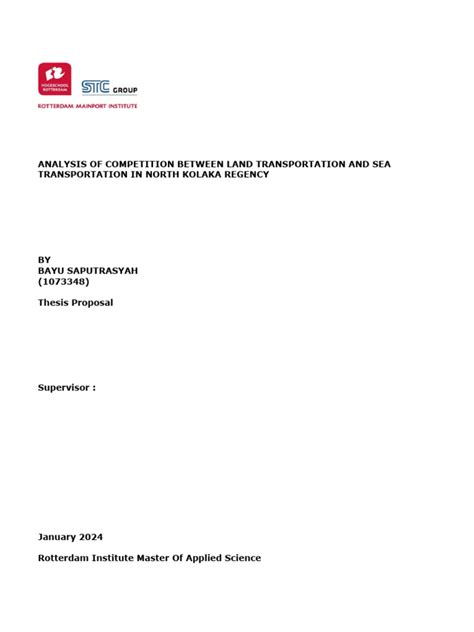 Proposal Thesis Pdf Forecasting Mathematical Optimization