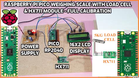 SVSEMBEDDED 9491535690 7842358459 Raspberry Pi Pico Weighing Scale With Load Cell HX711