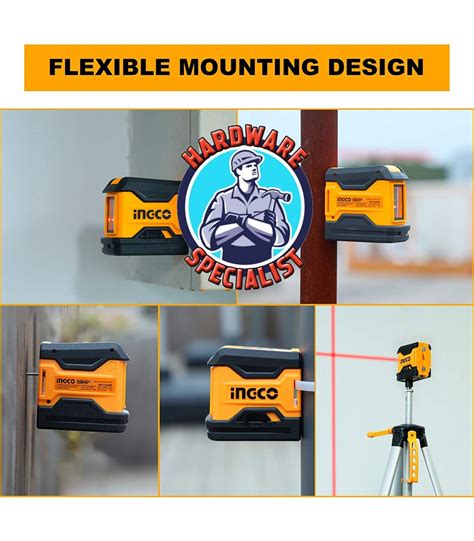 Ingco Hll156508 15m Self Leveling Cross Line Laser Hardware Specialist