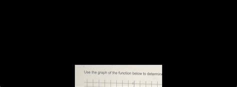 Answered Use The Graph Of The Function Below To Determine Kunduz