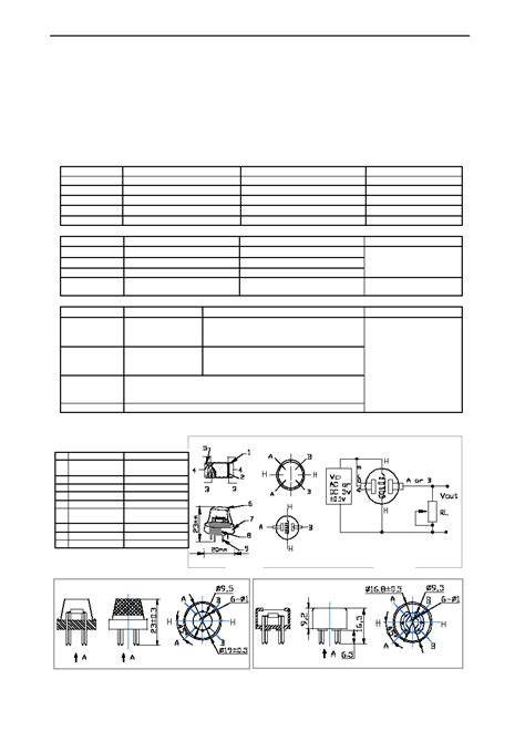 Mq 136 Datasheet12 Pages Hanwei Gas Sensor