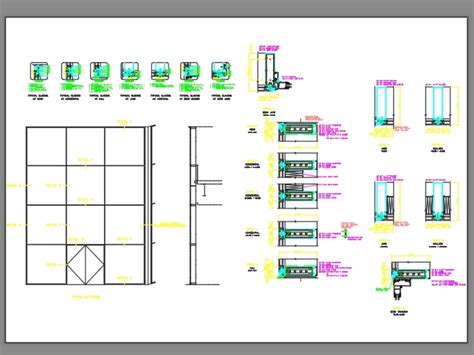 Glass Facade Autocad