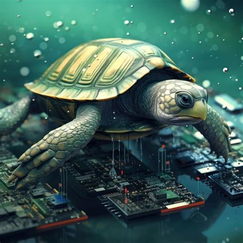 Premium Ai Image Deep Learning Turtle