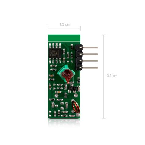 kwmobile 433 mhz transmitter and receiver module kit for remote control