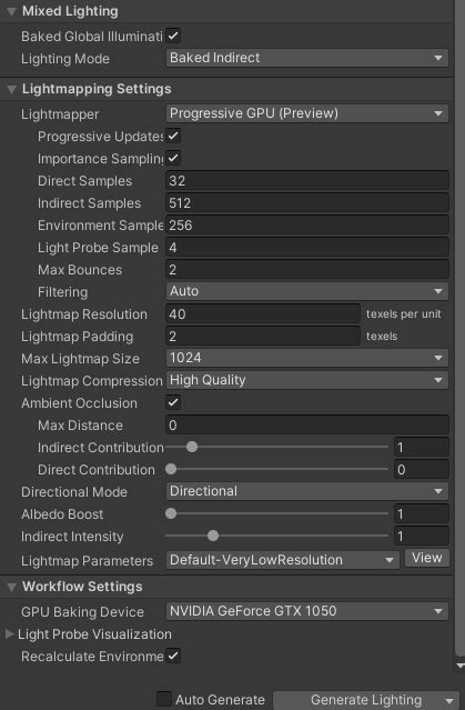 Baked Ambient Occlusion Effect Is Too Weak Unity Engine Unity Discussions