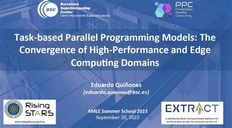 Task Based Parallel Programming Models The Convergence Of High