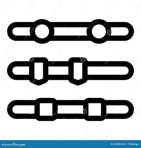 Set Of Three Different Loading Bars With Different Stages Of Completion