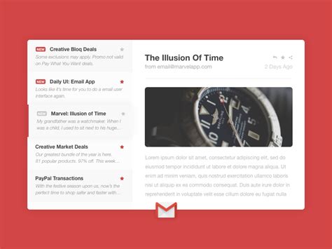 Email UI DailyUI 5 By Callum Watson On Dribbble