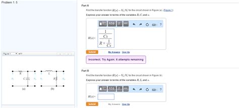 solved find the transfer function h s v o v i for the