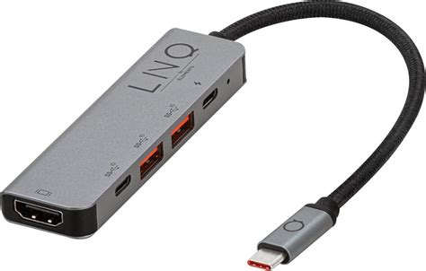 Linq 5in1 Pro Usb C Multiport Hub Se Tilbud Og Køb På Gucca Dk