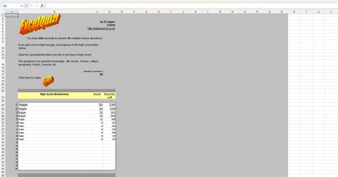 Best Games You Can Play On Excel