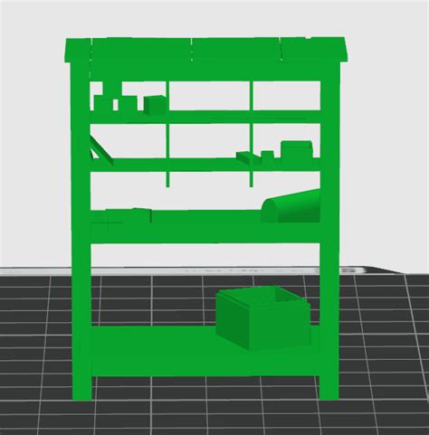 🎲 Workbench Lvl1 Rust・free Stl File For 3d Printing・cults