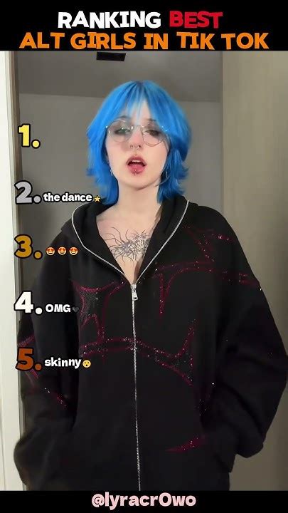 Ranking Best Alt Girls In Tik Tok Youtube