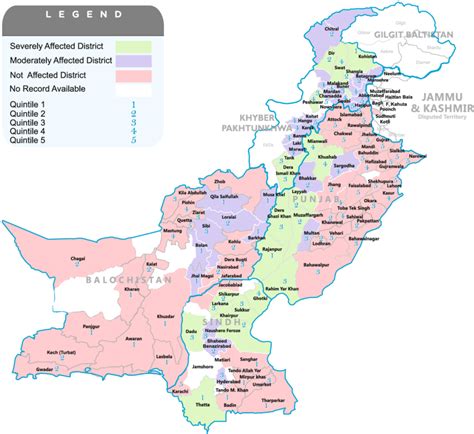 Spatial Mapping Of The Human Vulnerability Index Hvi Quintiles And