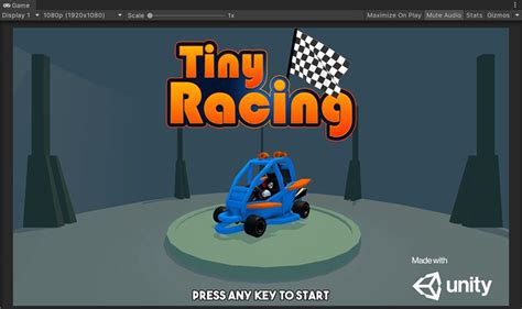 Unity Project Tiny示例tiny Racing初体验