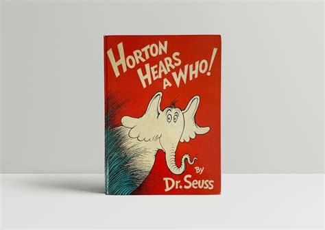 Horton Hears A Who Dr Seuss Book