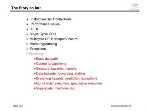 Ppt Instruction Set Architectures Performance Issues Alus Single