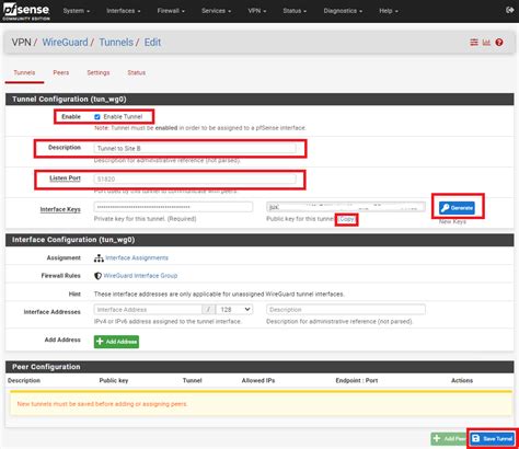 Setup Wireguard Site To Site Vpn Tunnel On Pfsense 272