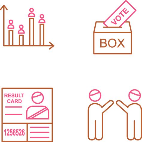 Giing Vote And Candidate And Graph Icon 44693699 Vector Art At Vecteezy