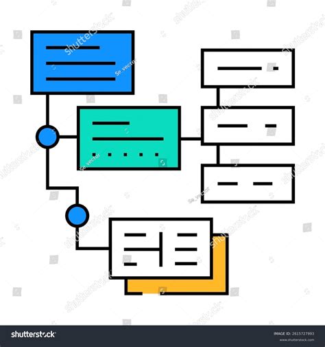 Uml Diagrams Analyst Line Icon Vector Stock Vector Royalty Free