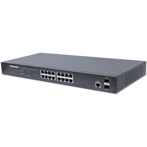 Buy Intellinet 561341 16 Port Ethernet Poe Web Managed Switch 2 Sfp