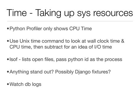 Overview Of Testing Talks At Pycon Ppt