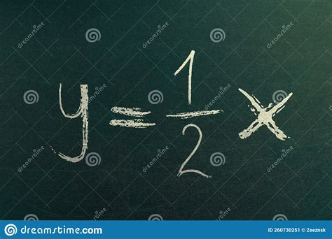 Sketch Of Math Equation On Blackboard Stock Image Image Of Question Education 260730251