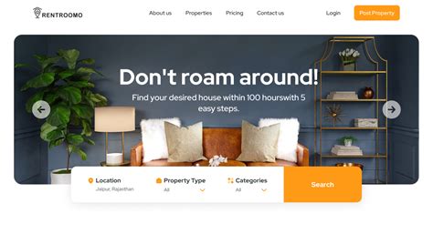 Room Rent Website Multipurpose Front End Theme