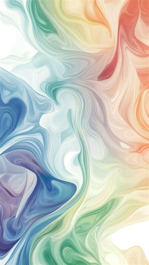A Vibrant Abstract Swirl Of Colors Creating A Fluid And Dynamic Visual Effect Stock