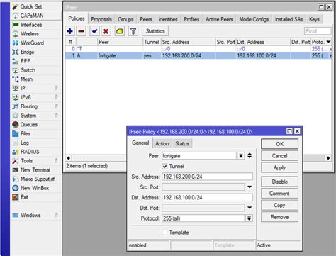 Technical Tip Set Up Ipsec Vpn Between Fortigate Fortinet Community