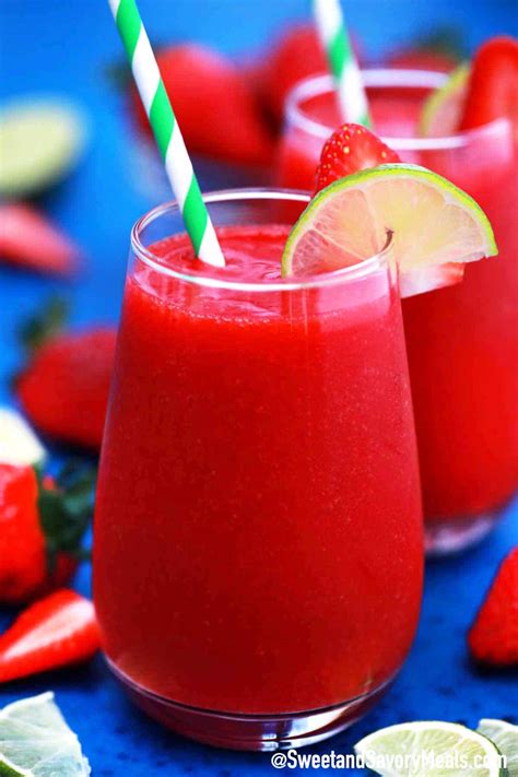 Frozen Strawberry Daiquiri Video Sweet And Savory Meals