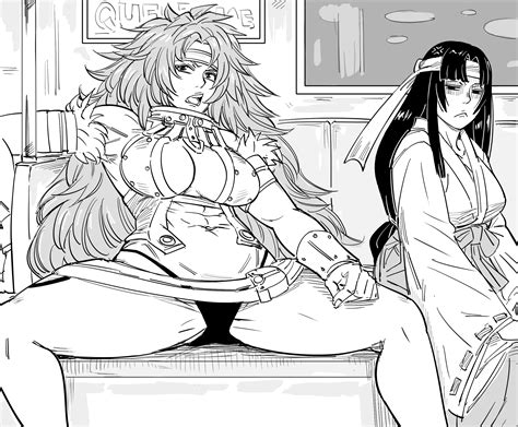 Tomoe Musha Miko Tomoe And Risty Queens Blade Drawn By Bb
