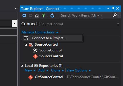Git Source Control Explorer Only For Tfvc Repos Stack Overflow