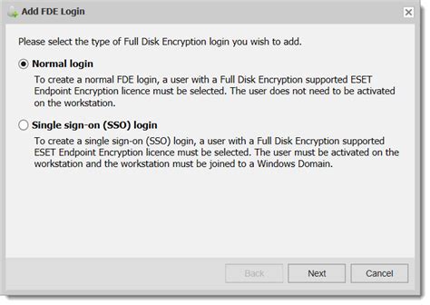 Kb7141 Using Single Sign On Sso In Eset Endpoint Encryption