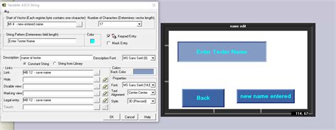 String User Input Required To Display In Button Vision And Samba Plc Hmi Controllers