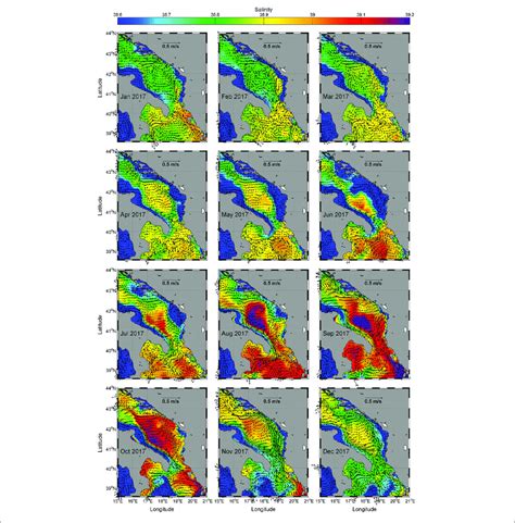 Modeled Surface Currents Mediterranean Forecasting System And
