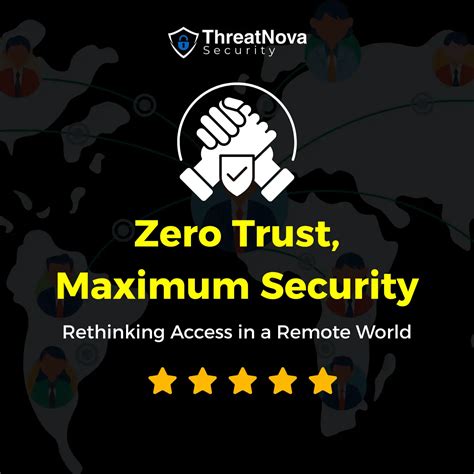 Zero Trust Maximum Security Rethinking Access In A Remote World Threatnova Security