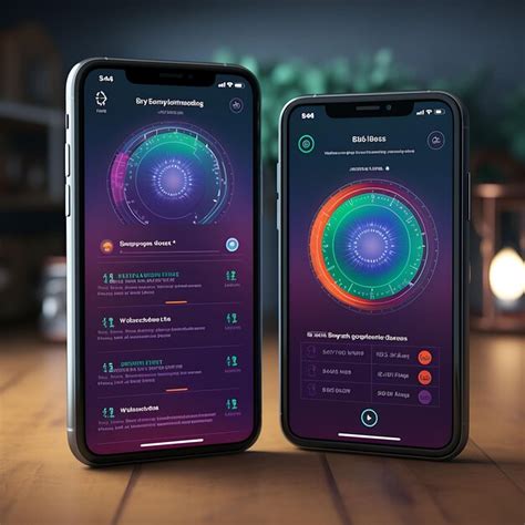 Premium Ai Image Mobile App Layout Design Of Peer To Peer Lending