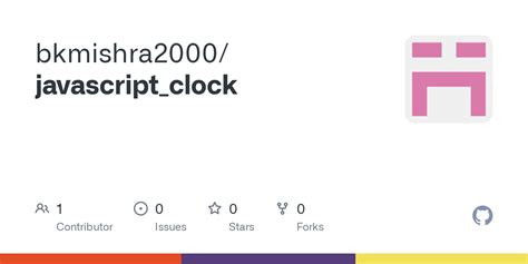 Github Bkmishra Javascript Clock