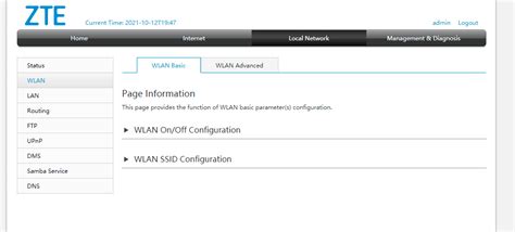 Zte Router Not Showing Wlan Global Config Rzte